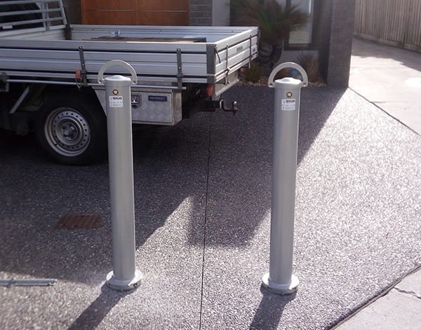 The Shug Bolt Down Removable Bollard Installation | Shug Bollards