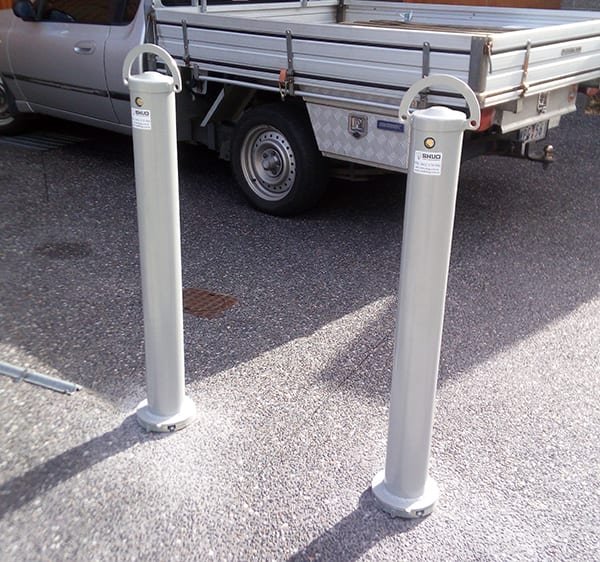 The Shug Bolt Down Removable Bollard Installation | Shug Bollards